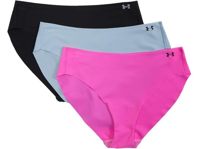 (取寄) アンダーアーマー レディース シームレス ビキニ - 3 PK ソリッド Under Armour women Seamless Bikini - 3 PK Solid Rebel Pink