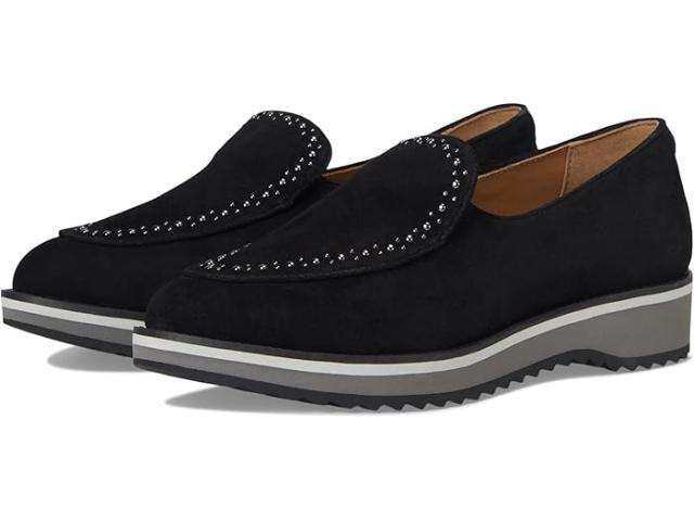 (取寄) ジョンストン&マーフィー レディース ウリッサ スタデッド ローファー Johnston & Murphy women Ulyssa Studded Loafer Black