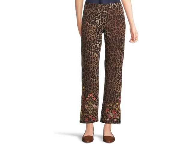 (取寄) ジョニー ワズ レディース ベイビー ブーツ レギンス - Johnny Was women Baby Boot Leggings - Malaya OG Leopard