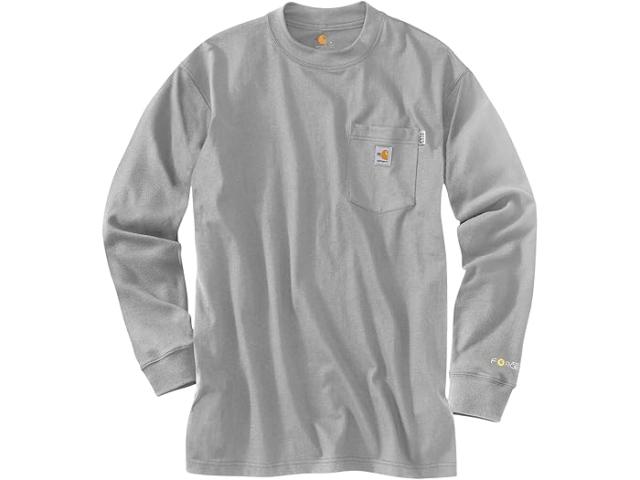 (取寄) カーハート メンズ ビッグ アンド トール フレームレジスタント フォース コットン ロング スリーブ T-シャツ Carhartt men Big & Tall Flame-Resistant Force Cotton Long Sleeve T-Shirt Light Gray