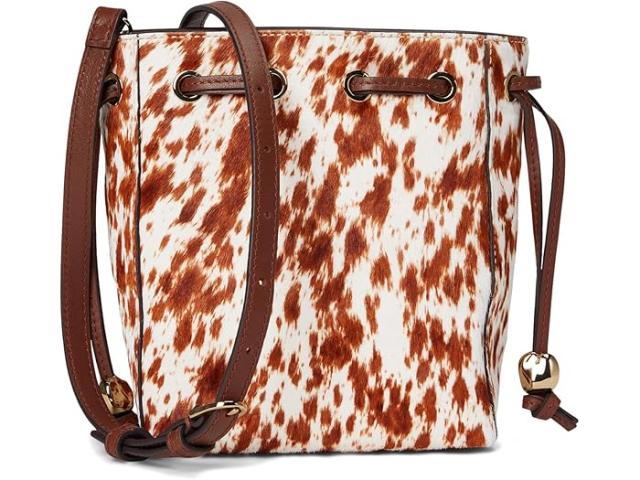 (取寄) メイドウェル レディース ドローストリング Madewell women Drawstring Crossbody-Cowhide Soft Mahogany Multi