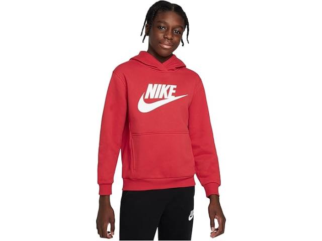 (取寄) ナイキ キッズ スポーツウェア クラブ フリース ブーディ (ビッグ キッド) Nike Kids Sportswear Club Fleece Hoodie (Big Kid) University Red