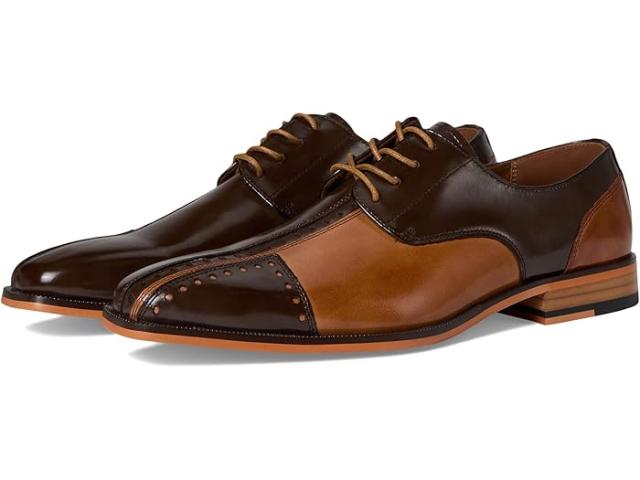 (取寄) ステイシー アダムス メンズ キャップ トゥ オックスフォード Stacy Adams men Palmento Cap Toe Oxford Brown Multi