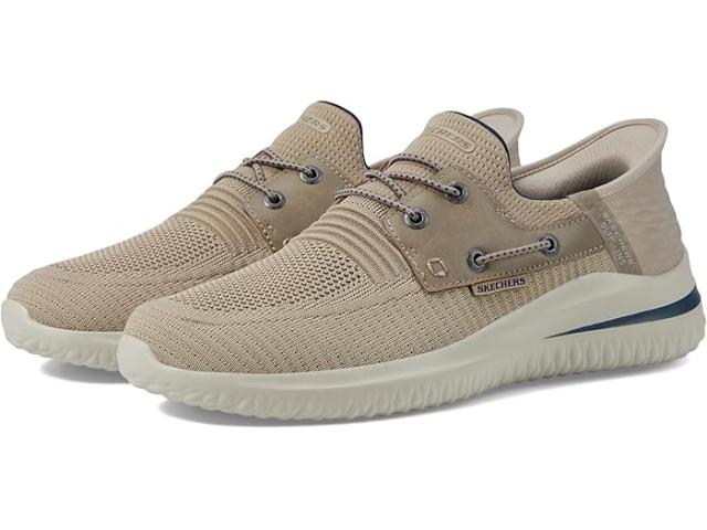 (取寄) スケッチャーズ メンズ デルソン 3.0 ロス ハンズ フリー スリップ-インス SKECHERS men Delson 3.0 Roth Hands Free Slip-Ins Taupe