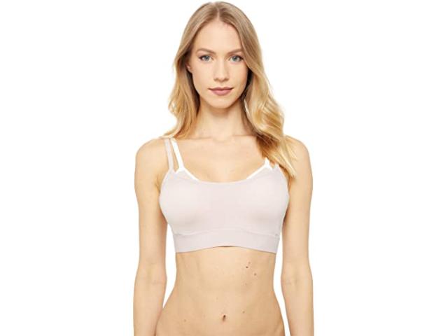 (取寄) ナトリ レディース グラビティ コンツアー アンダーワイヤー スポーツ ブラ Natori women  Gravity Contour Underwire Sport Bra Rose Beige/Warm White