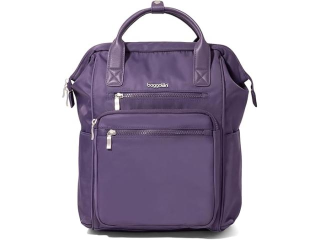(取寄) バッガリーニ レディース チェルシー ラップトップ バックパック Baggallini women Chelsea Laptop Backpack Deep Grape Twill