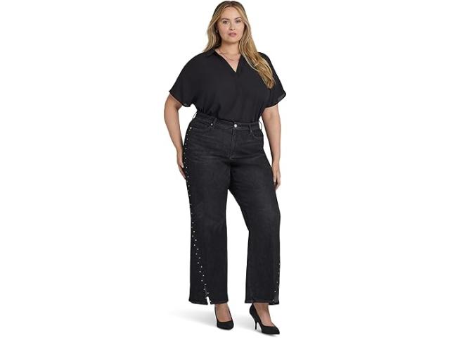 (取寄) エヌワイディージェイ レディース プラス サイズ テレサ ラインストーン ジーンズ イン フレンチ ナイトフォール NYDJ women Plus Size Teresa Rhinestone Jeans in French Nightfall French Nightfall