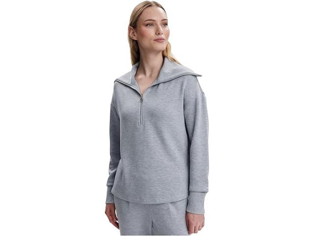 (取寄) バーリー レディース ラーソン ハーフ ジップ スウェット Varley women Larson Half Zip Sweat Mid Blue Marl