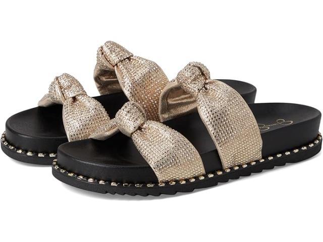 (取寄) ジェシカ シンプソン レディース スタデッド ノット サンダル Jessica Simpson women Caralyna Studded Knot Sandals Champagne
