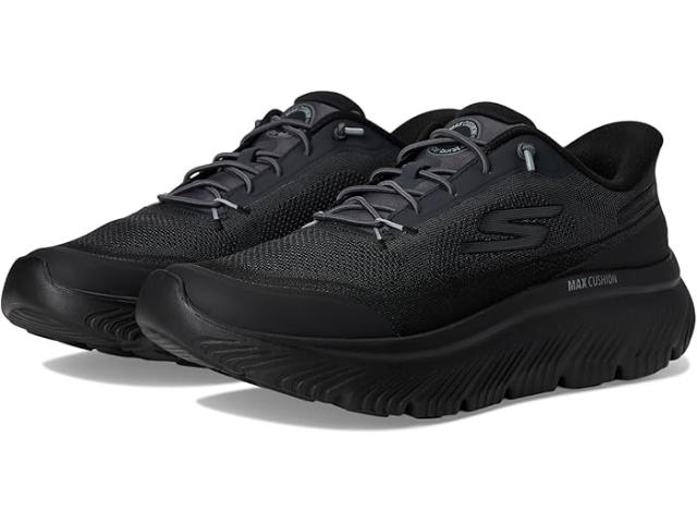 (取寄) スケッチャーズ パフォーマンス メンズ ゴー ウォーク マックス クッショニニグ ハイパー バースト ハンズ フリー スリップ-イン SKECHERS Performance men Go Walk Max Cushioning Hyper Burst Zoltar Hands Free Slip-in Black