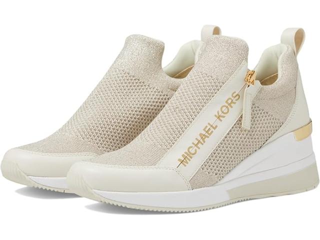 (取寄) マイケルコース レディース ウィリス ウェッジ トレーナー MICHAEL Michael Kors women MICHAEL Michael Kors Willis Wedge Trainer Champagne