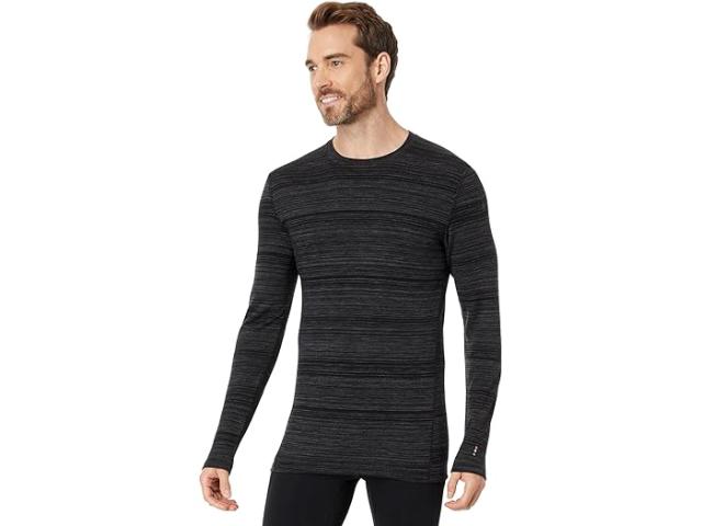 (取寄) スマートウール メンズ メリノ 250 ベース レイヤー クルー Smartwool men Merino 250 Base Layer Crew Black Color Shift