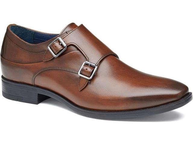 (取寄) ジョンストン&マーフィー メンズ ギボンズ ダブル-バックル モンク Johnston & Murphy men Johnston & Murphy Gibbons Double-Buckle Monk Brown Full Grain