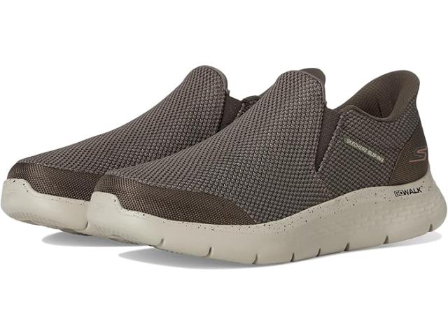 (取寄) スケッチャーズ パフォーマンス メンズ ハンズ フリー スリップインズ ゴー ウォーク フレックス - オーハイ スニーカー SKECHERS Performance men Hands Free Slip-ins Go Walk Flex - Ojai Sneaker Khaki