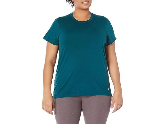 (取寄) スマートウール レディース プラス サイズ メリノ ショート スリーブ ティー Smartwool women Plus Size Merino Short Sleeve Tee Twilight Blue