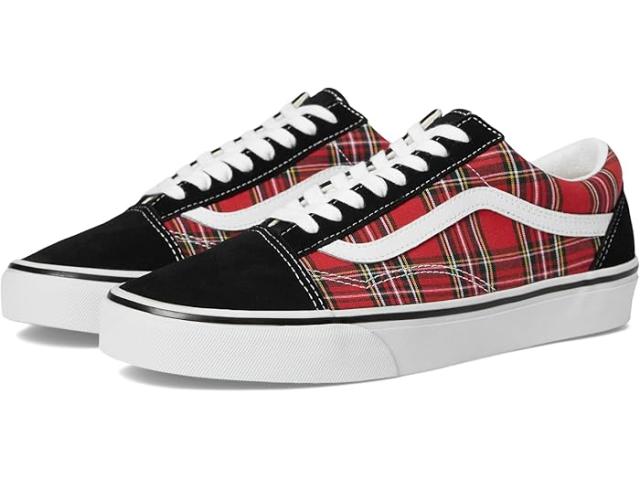 (取寄) バンズ オールド スクール Vans Old Skool Plaid Red