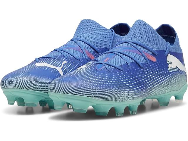 (取寄) プーマ レディース フューチャー 7 マッチ ファーム グランド/アーティフィシャル グランド サッカー クリーツ PUMA women Future 7 Match Firm Ground/Artificial Ground Soccer Cleats Bluemazing-Puma White-Electric Peppermint