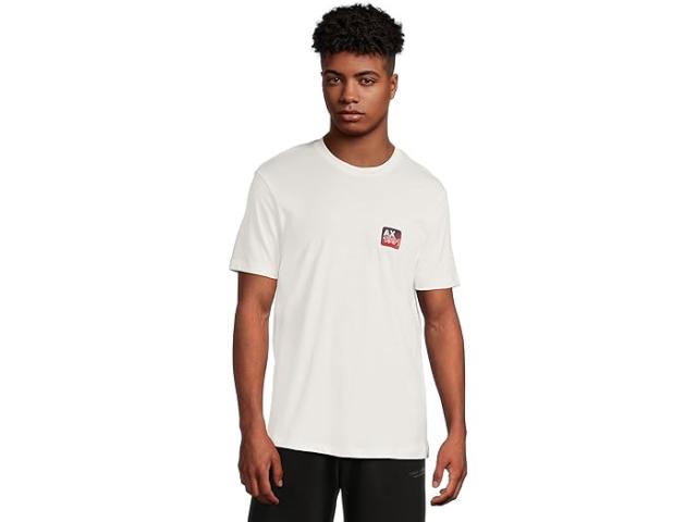 (取寄) アルマーニエクスチェンジ メンズ 1991 スモール グラフィック T-シャツ Armani Exchange men 1991 Small Graphic T-shirt Off White