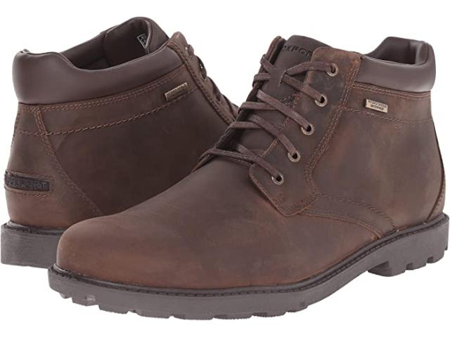 (取寄) ロックポート メンズ ストーム サージ ウォーター プルーフ プレーン トゥ ブーツ Rockport men Storm Surge Water Proof Plain Toe Boot Tan