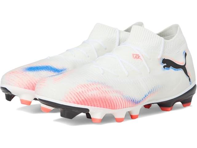 (取寄) プーマ メンズ フューチャー 8 マッチ アーティフィシャル グランド サッカー クリーツ PUMA men Future 8 Match Firm, Artificial Ground Soccer Cleats White/Black/Glowing Red