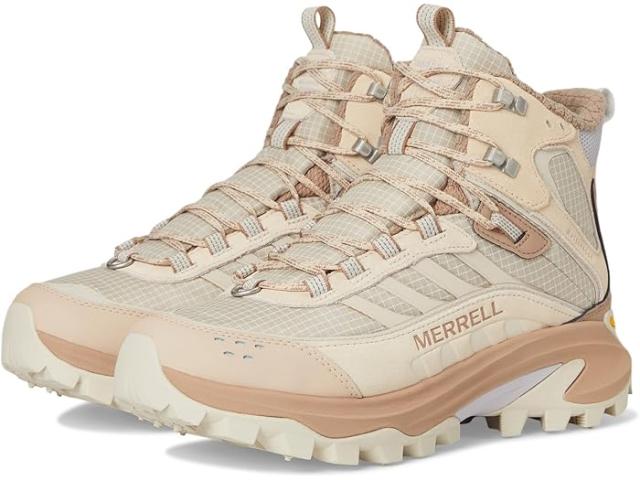 (取寄) メレル レディース モアブ スピード 2 サーモ ミッド ウォータープルーフ Merrell women Moab Speed 2 Thermo Mid Waterproof Nougat