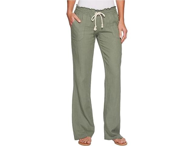 (取寄) ロキシー レディース オーシャン サイド パンツ Roxy women Ocean Side Pant Olive