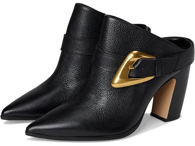 (取寄) ヴィンスカムート レディース ベイリー ハイ ヒール バックル ミュール Vince Camuto women Baily High Heel Buckle Mule Black