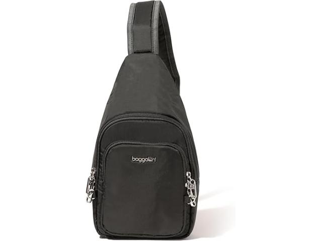 (取寄) バッガリーニ レディース セキュルテックス アンチ-シーフ デイトリッパー スリング Baggallini women Securtex Anti-Theft Daytripper Sling Charcoal