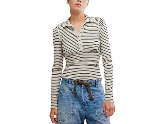 (取寄) フリーピープル レディース レイク ヘンリー ストライプ Free People women Lake Henley Stripe Tea Combo