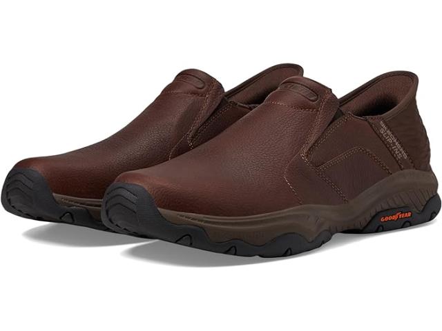 (取寄) スケッチャーズ メンズ クラスター ラニガン ハンズ フリー スリップ-インス SKECHERS men SKECHERS Craster Lanigan Hands Free Slip-Ins Red Brown