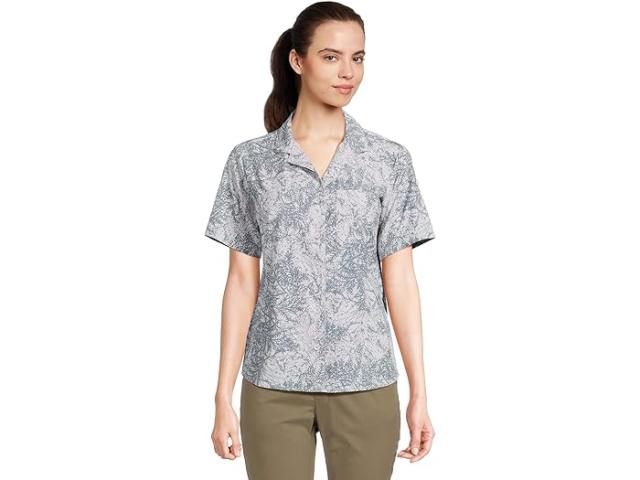 (取寄) ロイヤルロビンズ レディース スポ；ットレス エボリューション メドウ ショート スリーブ  Robbins women Spotless Evolution Meadow Short Sleeve Thistle Fern Print