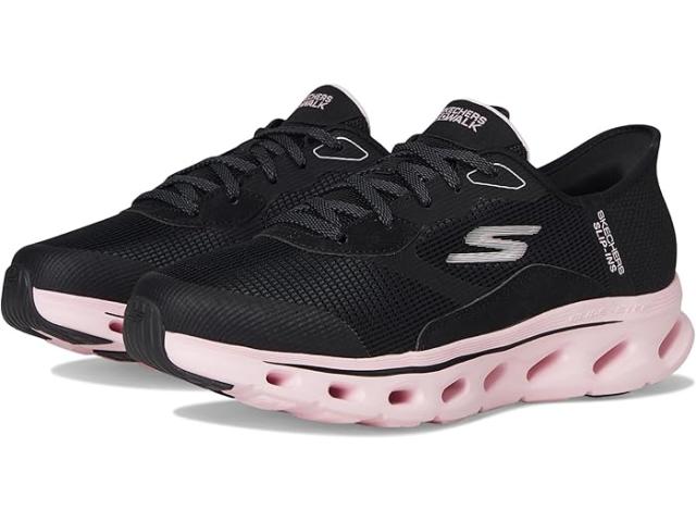 (取寄) スケッチャーズ パフォーマンス レディース ゴー ウォーク グライド ステップ 2.0 ベラー ハンズ フリー スリップ-インス SKECHERS Performance women Go Walk Glide Step 2.0 Belah Hands Free Slip-Ins Black/Pink