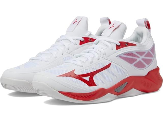 (取寄) ミズノ レディース ウェーブ ディメンション Mizuno women Mizuno Wave Dimension White/Red