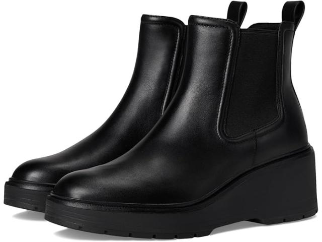(取寄) コールハーン レディース ゼログランド ウォータープルーフ ウェッジ ブーツ Cole Haan women Zerogrand Cityquest Waterproof Wedge Boots Black/Black Waterproof