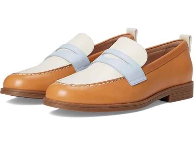 (取寄) コールハーン レディース スタッシ ペニー ローファー Cole Haan women Stassi Penny Loafer Biscuit/Ivory/Skyway Leather