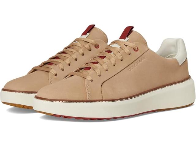 (取寄) コールハーン メンズ グランドプロ トップスピン ゴルフ Cole Haan men Grandpro Topspin Golf Birch Beige Nubuck/Cinnabar/Ivory Wp