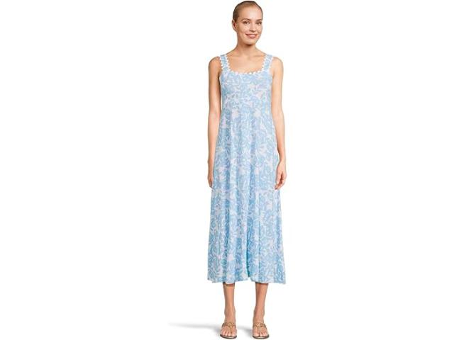 (取寄) リリー ピュリッツァー レディース ミディ ドレス Lilly Pulitzer women Dwyer Midi Dress Jacaranda Blue Simply The Zest