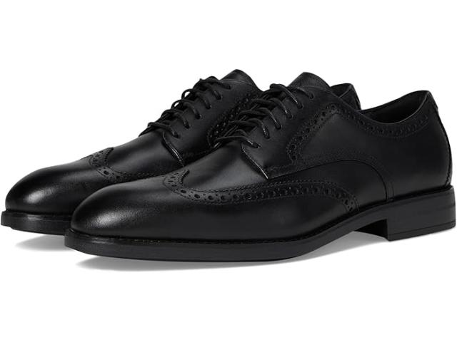 (取寄) コールハーン メンズ ハーモン グランド ウィングチップ オックスフォード Cole Haan men Harmon Grand Wingtip Oxfords Black Waterproof/Black/Black