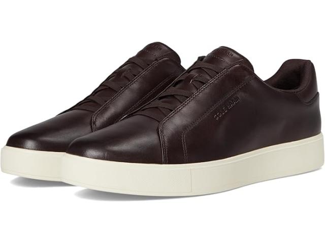 (取寄) コールハーン メンズ グランドプロ ラグゼ スリッポン スニーカー Cole Haan men Grandpro Luxe Slip-On Sneakers Dark Chocolate/Ivory