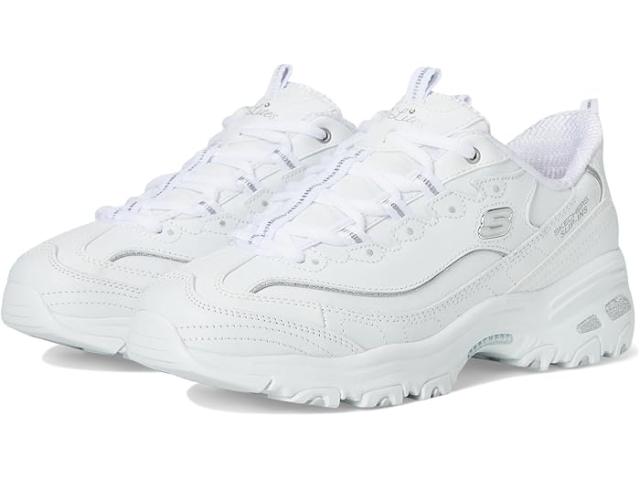 (取寄) スケッチャーズ レディース ディーライツ ハンズ フリー スリップ-インス SKECHERS women D'Lites Hands Free Slip-INS White Silver