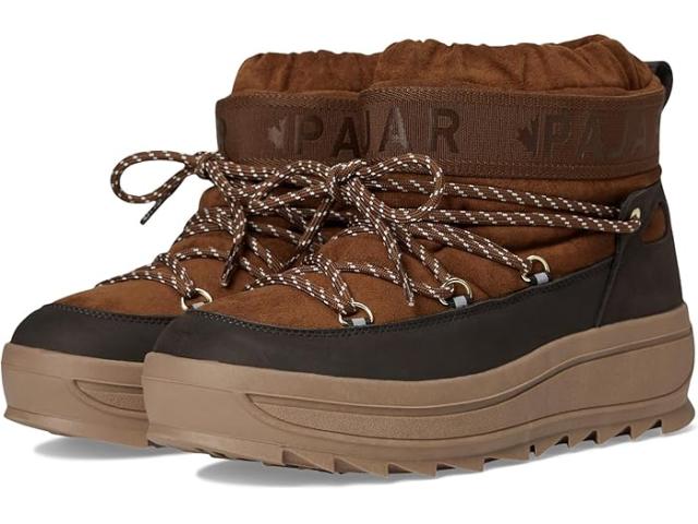 (取寄) パジャールカナダ レディース ギャラクシー ミニ スエード Pajar  women Galaxy Mini Suede Chestnut/Brown