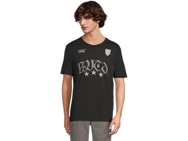 (取寄) ルーカ メンズ スター FC ショート スリーブ RVCA men Star Fc Short Sleeve Black