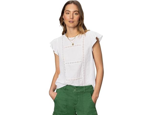 (取寄) サンクチュアリ レディース ラッフル スリーブ シェル Sanctuary women Ruffle Sleeve Shell White