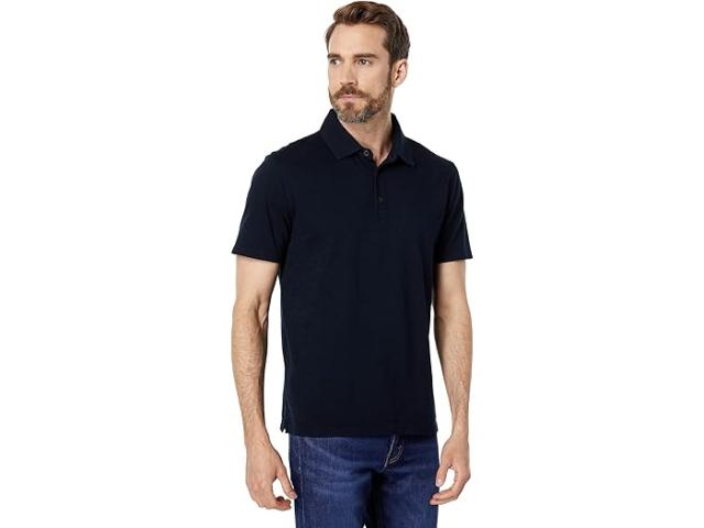 (取寄) ヴィンス メンズ ガーメント ダイ ショート スリーブ ポロ Vince men Garment Dye Short Sleeve Polo Washed Coastal