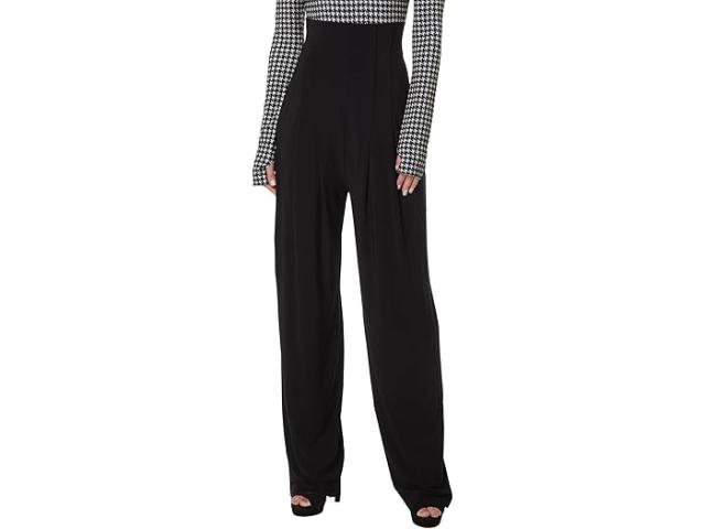 (取寄) ノーマ カマリ レディース ハイ ウェスト テーラード プリーツ パンツ Norma Kamali women High Waist Tailored Pleat Pant Black