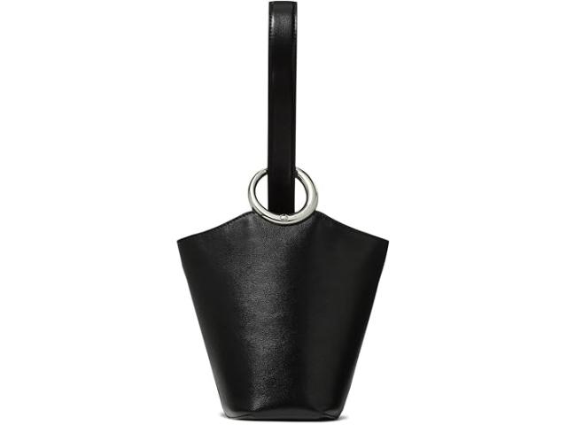 (取寄) ケイトスペード レディース ハロ ファイン グレイン レザー ミニ バケット Kate Spade New York women Halo Fine Grain Leather Mini Bucket Black