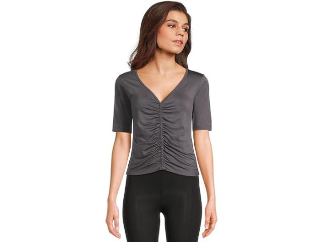 (取寄) スプレンディッド レディース ヤスミナ ルーシュド ティー Splendid women Yasmina Ruched Tee Ink