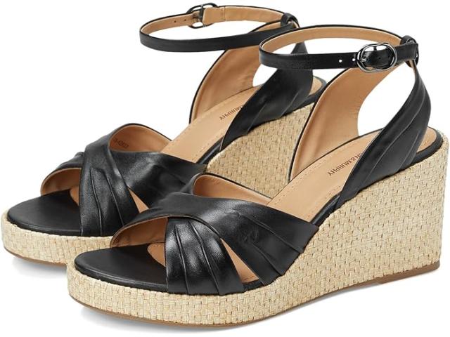 (取寄) ジョンストン&マーフィー レディース マルシア クロス-バンド サンダル Johnston & Murphy women Marcia Cross-Band Sandal Black