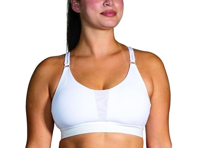 (取寄) ブルックス レディース バンジ 3.0 スポーツ ブラ Brooks women Brooks Plunge 3.0 Sports Bra White