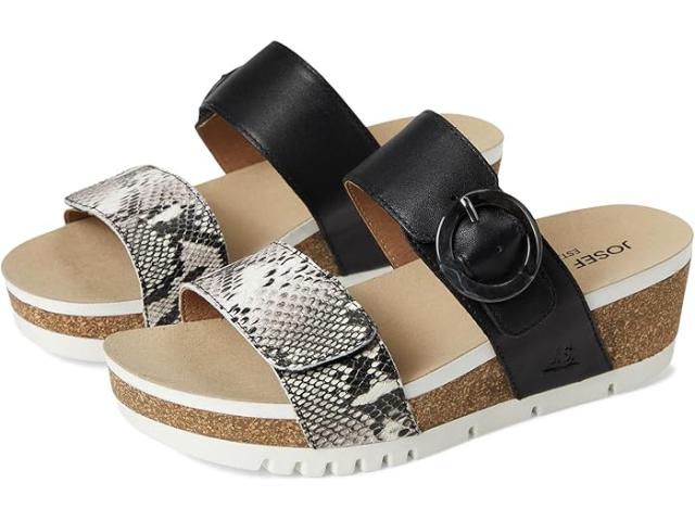 (取寄) ジョセフ セイベル レディース クイン 14 Josef Seibel women Quinn 14 Black Snake